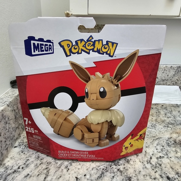 mega pokemon | Toys | Mega Pokemon Build Show Eevee Lego 25 Pieces New ...